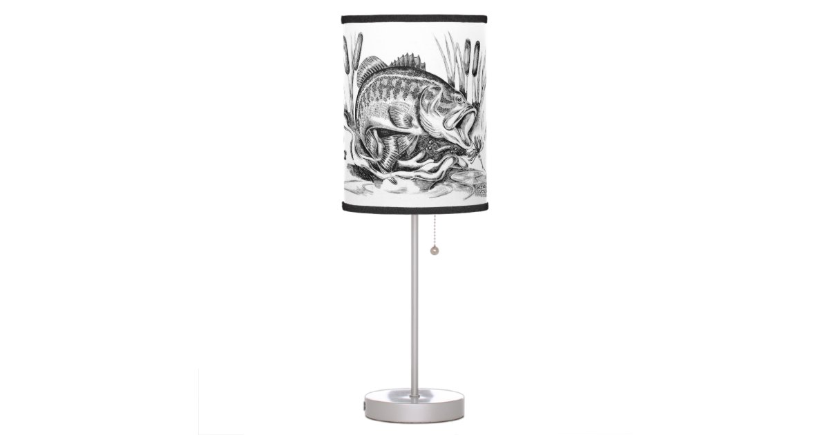 Largemouth Bass Table Lamp | Zazzle