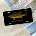 Largemouth Bass Your Text Here Fish License Plate | Zazzle
