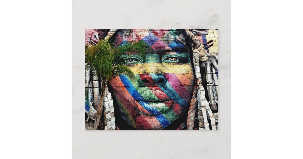 Largest Street Mural (Brazil) Postcard | Zazzle