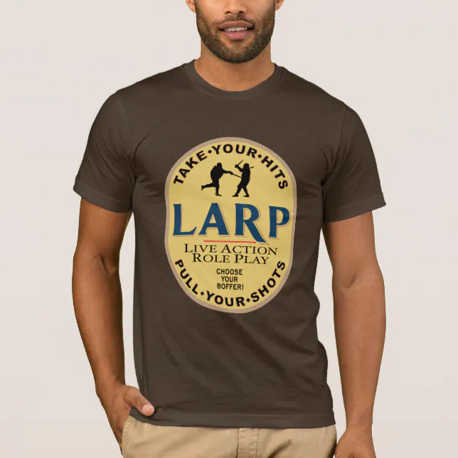 Larp Label Shirt | Zazzle