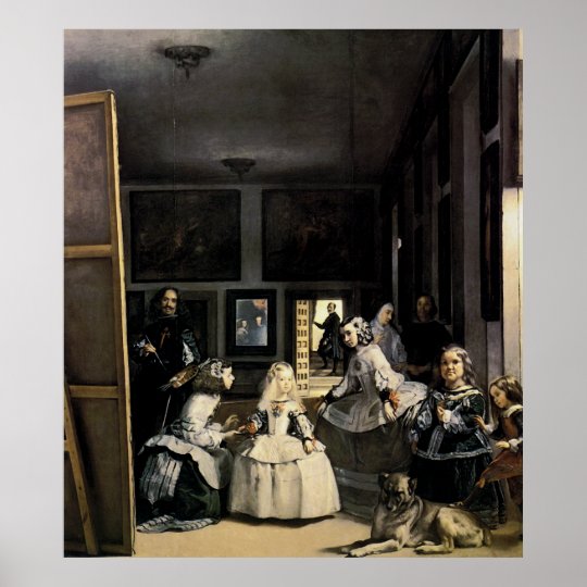 Las Meninas by Velasquez Poster | Zazzle.com