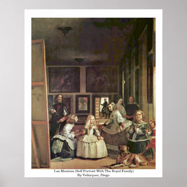 Las Meninas (Self Portrait With The Royal Family) Poster | Zazzle