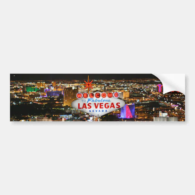 Las Vegas Bumper Sticker | Zazzle