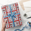 Las Vegas Casino Gambling Slot Machine Bars 7's Wrapping Paper | Zazzle