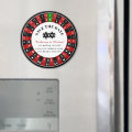 Las Vegas Casino Roulette Wheel Save The Date Magnet | Zazzle