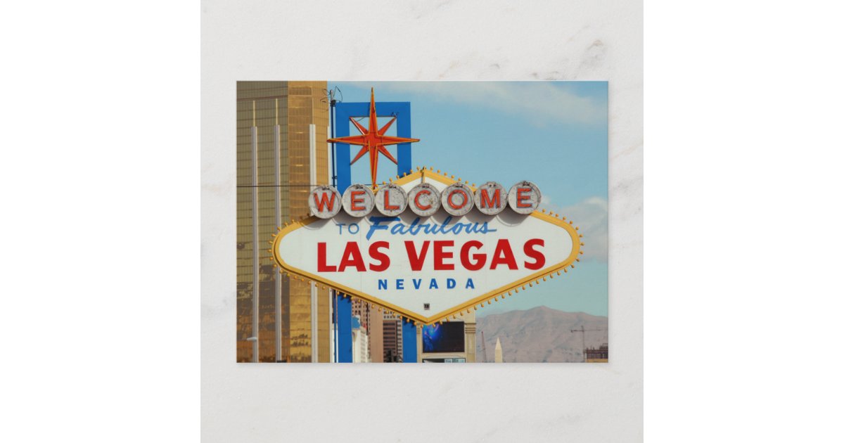Las Vegas, Nevada Travel Postcard | Zazzle