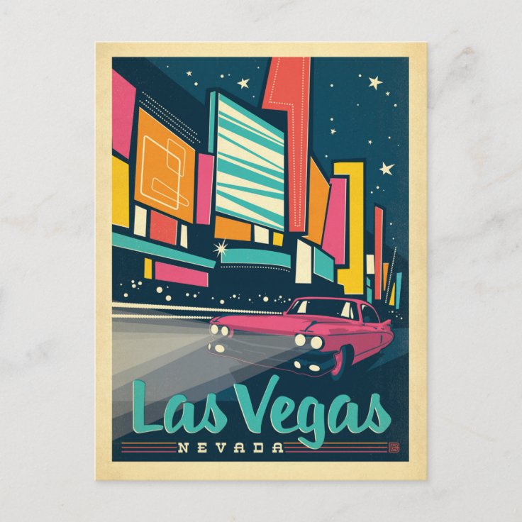 Las Vegas, NV Postcard | Zazzle