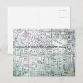 Las Vegas, NV Vintage Map Postcard | Zazzle