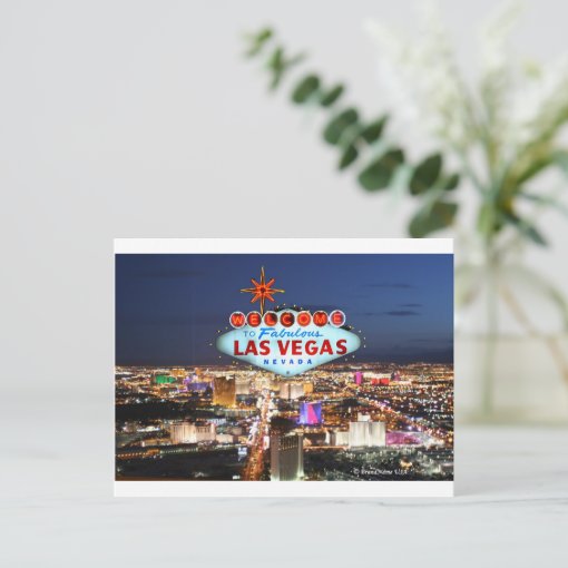 Las Vegas Post Card | Zazzle