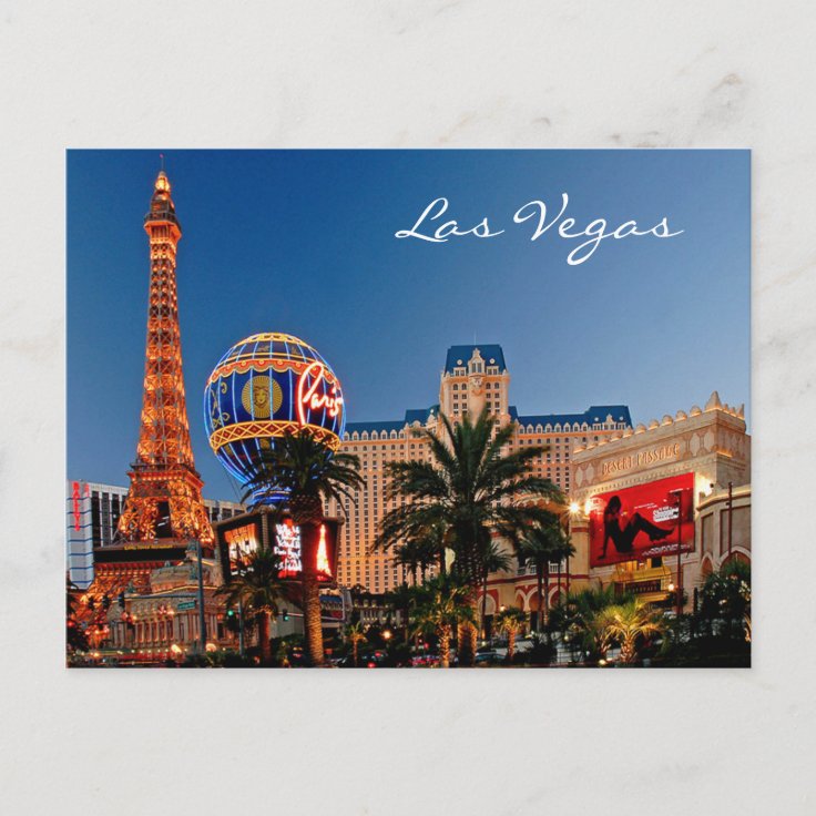 Las Vegas Postcard | Zazzle