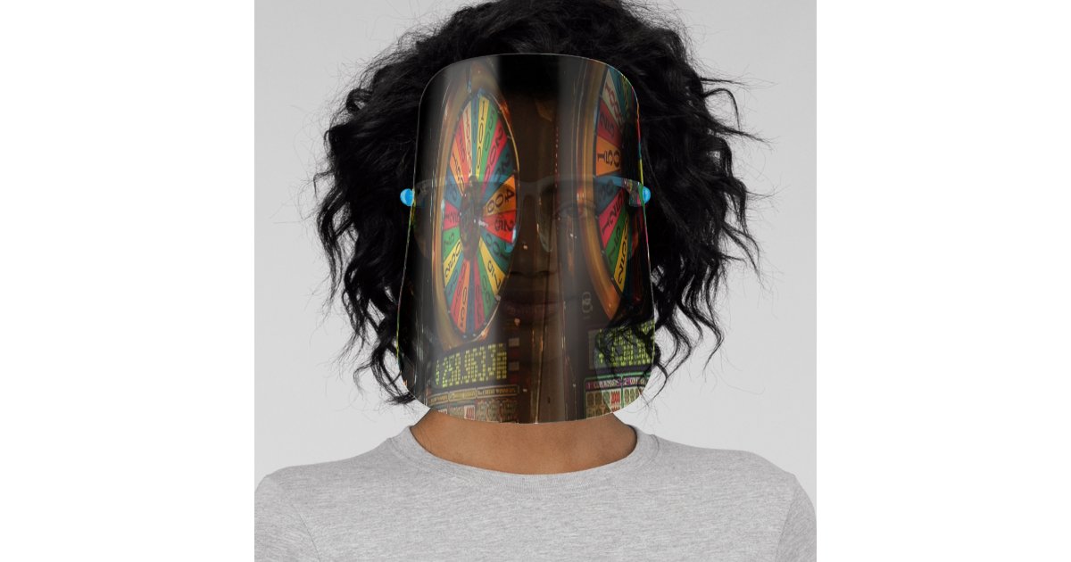 Las Vegas Slot MAchine Face Shield | Zazzle