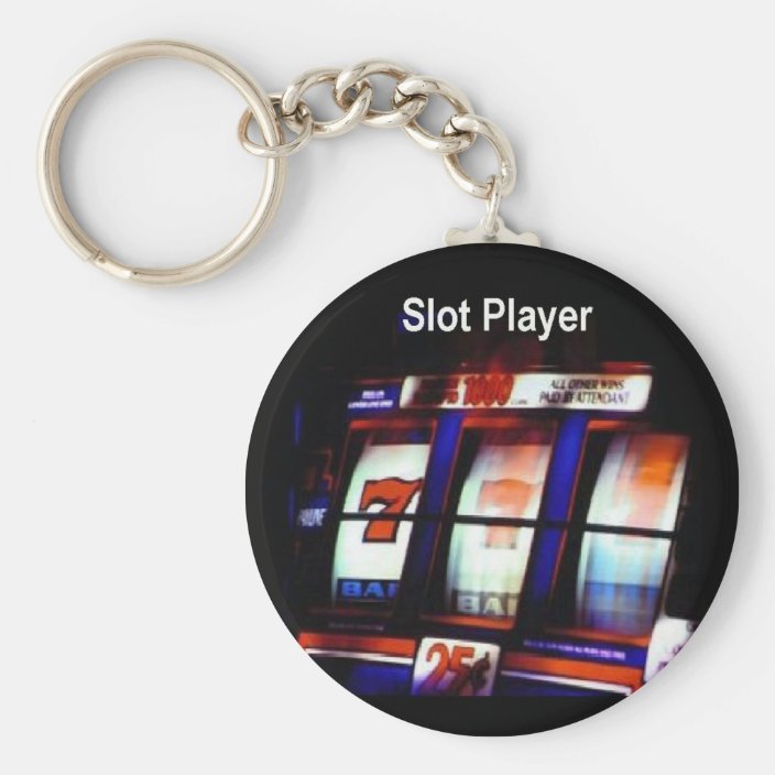 Las Vegas Slot Player 777 Keychain | Zazzle.com