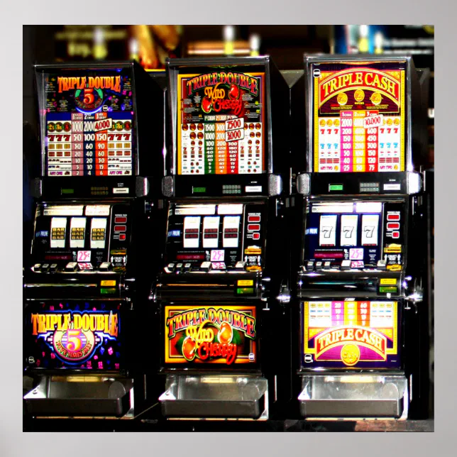 Las Vegas Slots Dream Machines Poster | Zazzle