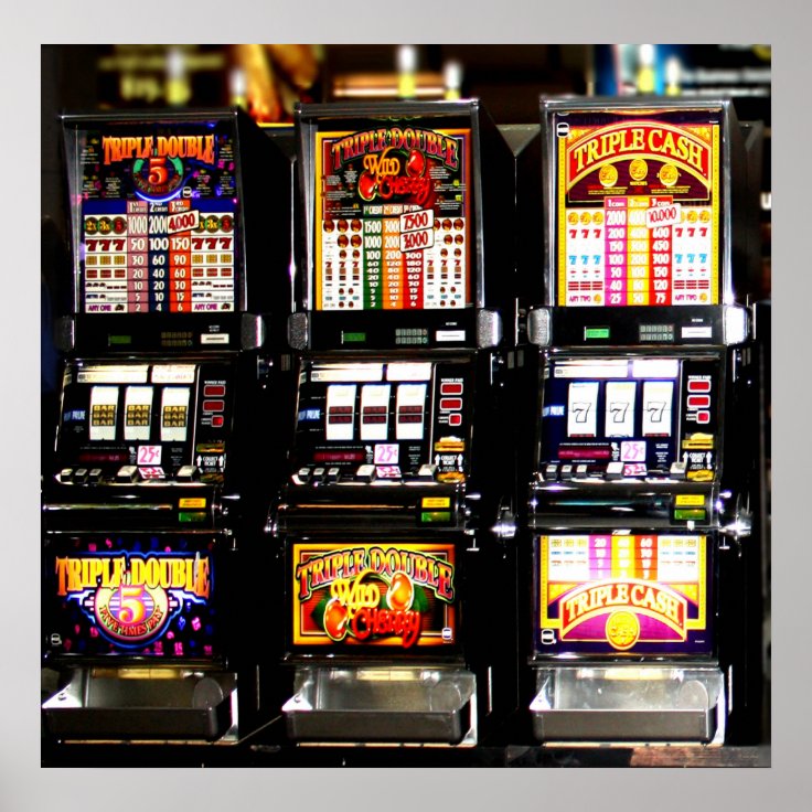 Las Vegas Slots Dream Machines Poster | Zazzle