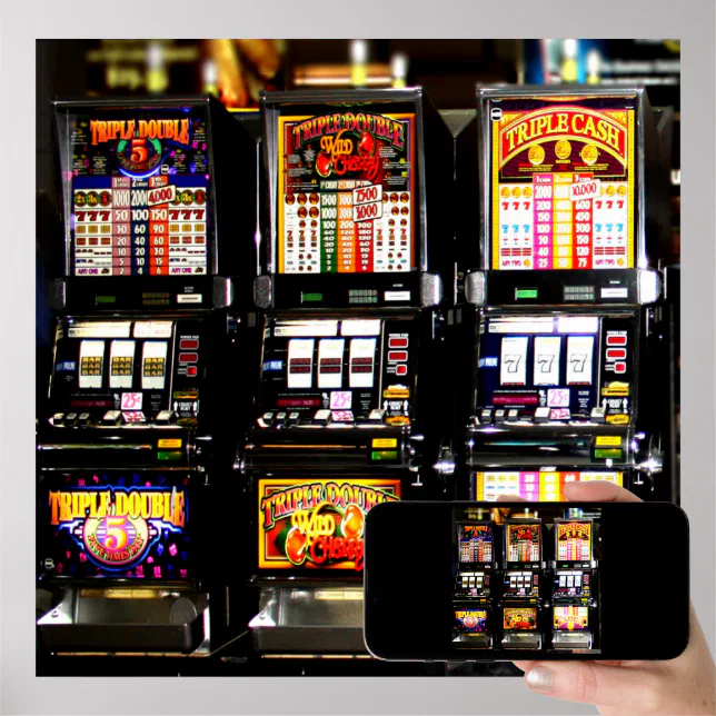 Las Vegas Slots Dream Machines Poster | Zazzle