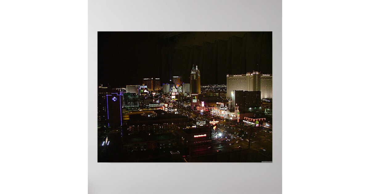 Las Vegas Strip 2003 Poster Print | Zazzle
