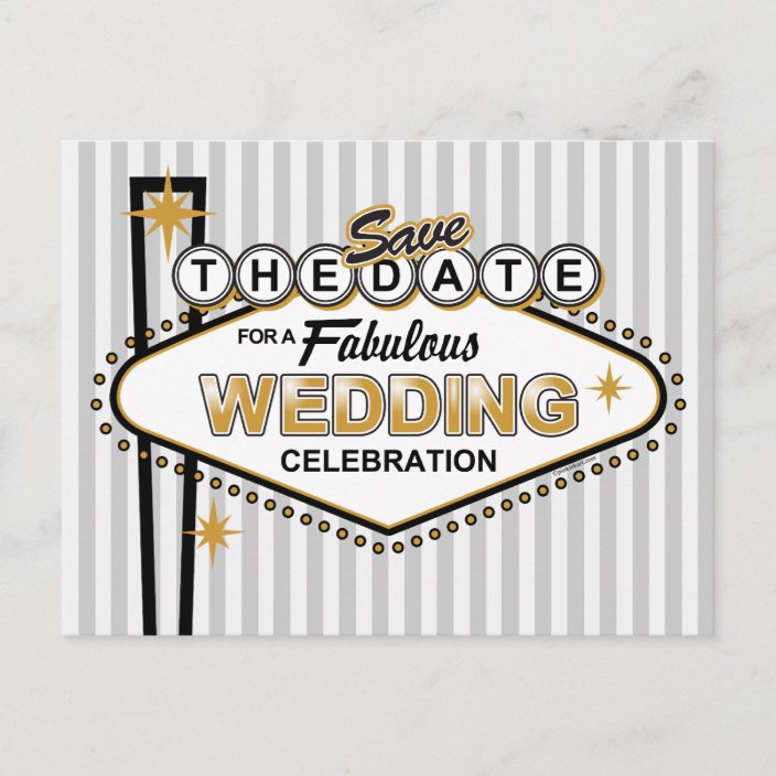 Las Vegas Wedding STD Postcard | Zazzle.com