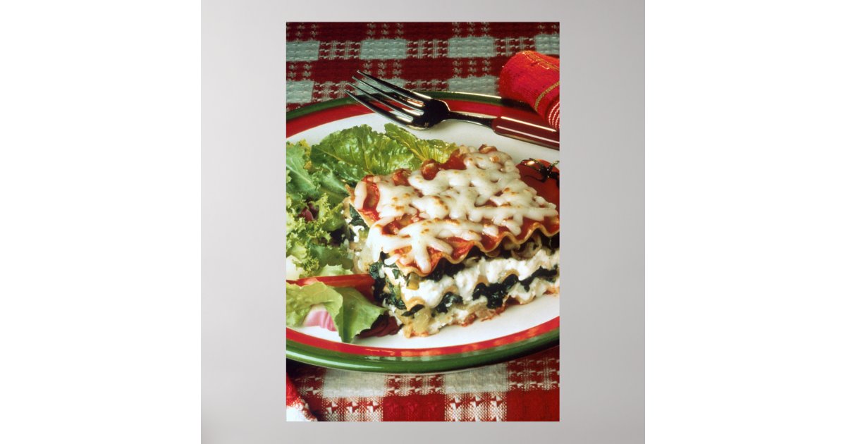 Lasagna Dinner Poster | Zazzle
