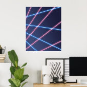 Laser-beam School Portrait Backdrop Poster | Zazzle