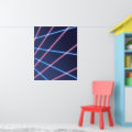 Laser-beam School Portrait Backdrop Poster | Zazzle