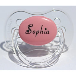 Laser Engraved Dishwasher Safe Clip & Pacifier | Zazzle