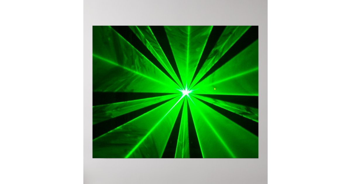 Laser lights - poster | Zazzle