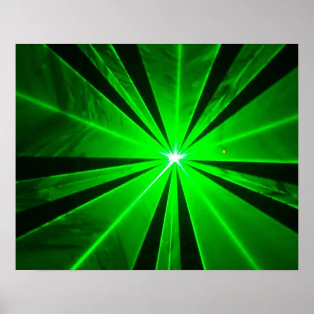 Laser lights - poster | Zazzle