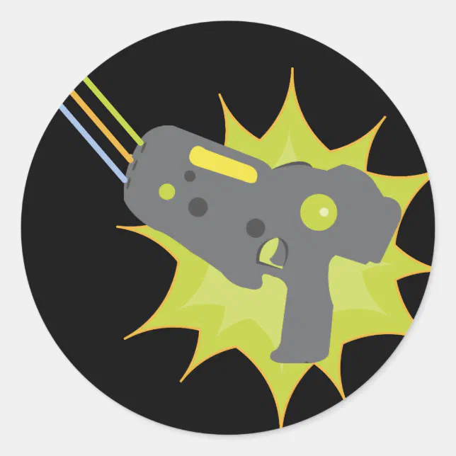Laser Tag Stickers | Zazzle
