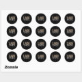 Lash Dealer Lash Tech Eyelash Leopard Lash Classic Round Sticker | Zazzle