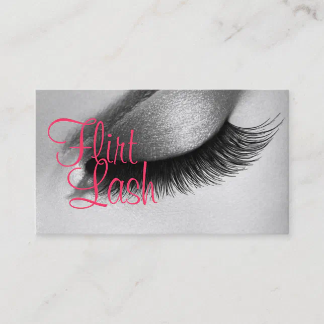 Lash Extensions Lashes Beauty Cosmetology Salon Business Card | Zazzle