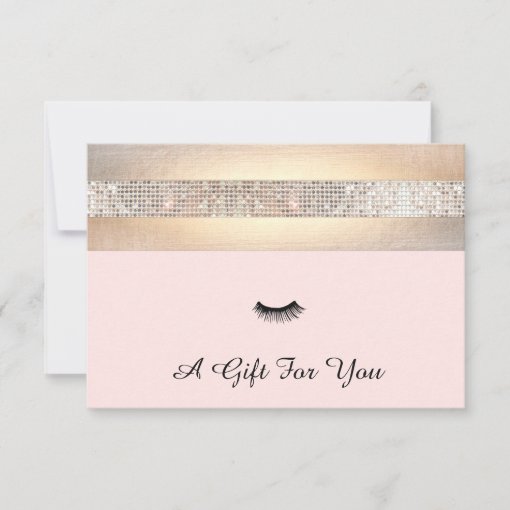 Lash Extensions Salon Gift Certificate | Zazzle