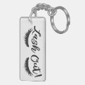 Lash Out Eyelashes Lash Salon Makeup Artist Keychain | Zazzle