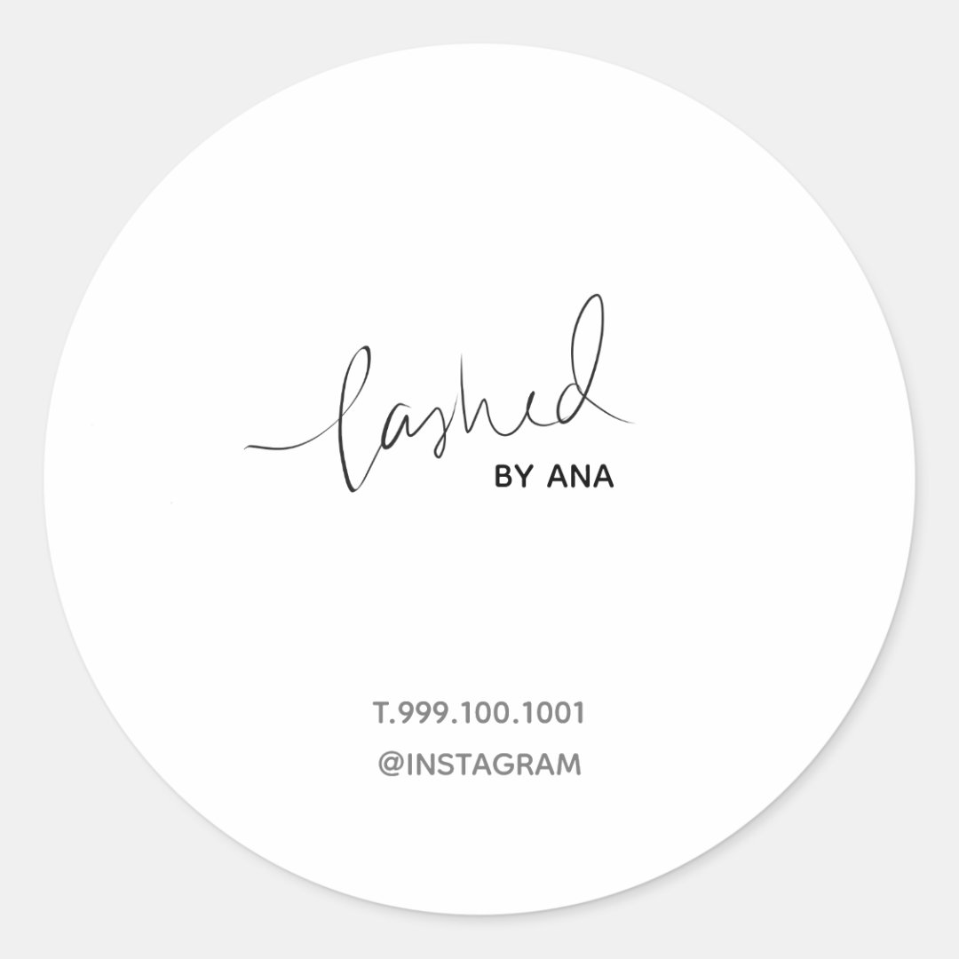 Lash Sticker | Zazzle