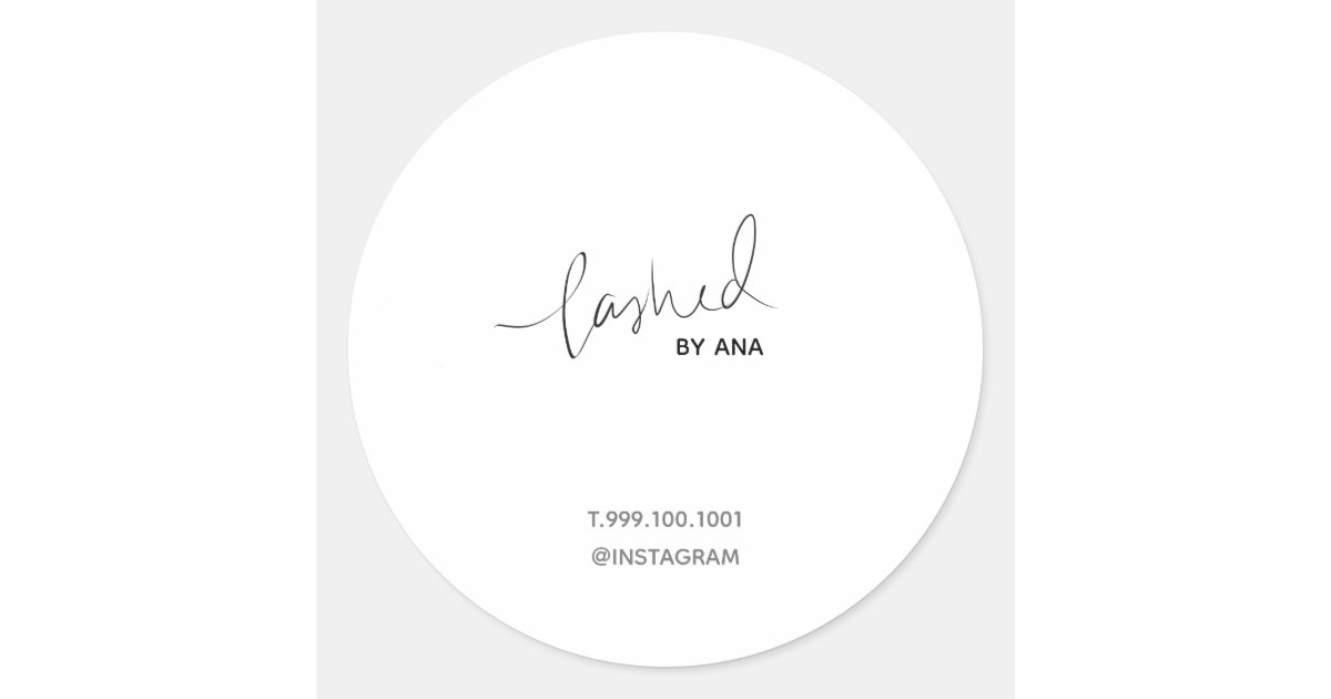 Lash Sticker | Zazzle