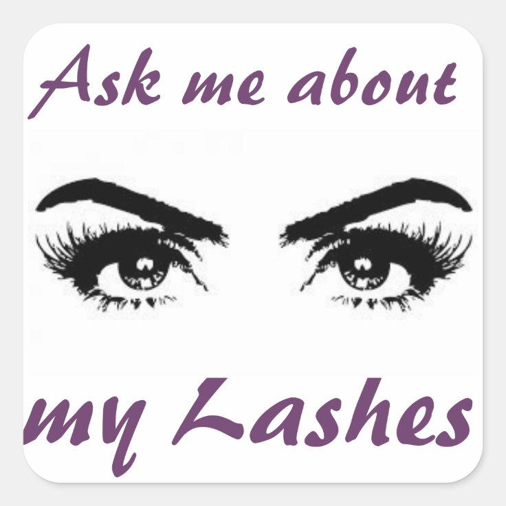 Lash Stickers | Zazzle