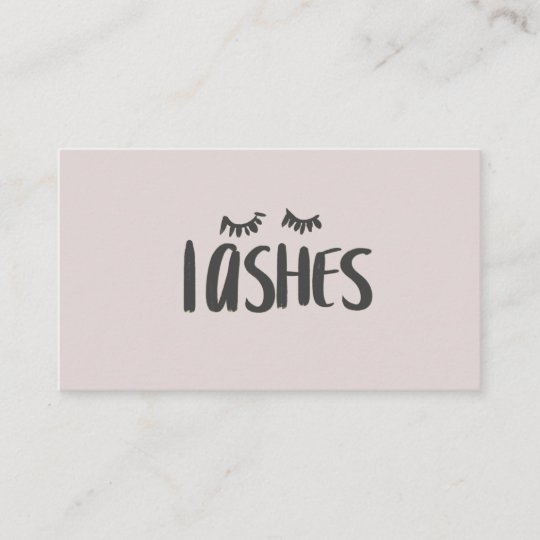 Lashes Business Card | Zazzle.com
