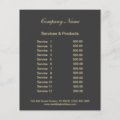 Lashes business personalized flyer | Zazzle