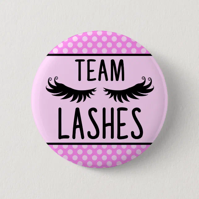 Lashes Or Staches Gender Reveal Pins Zazzle
