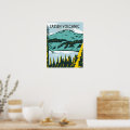 Lassen Volcanic National Park California Vintage Poster | Zazzle
