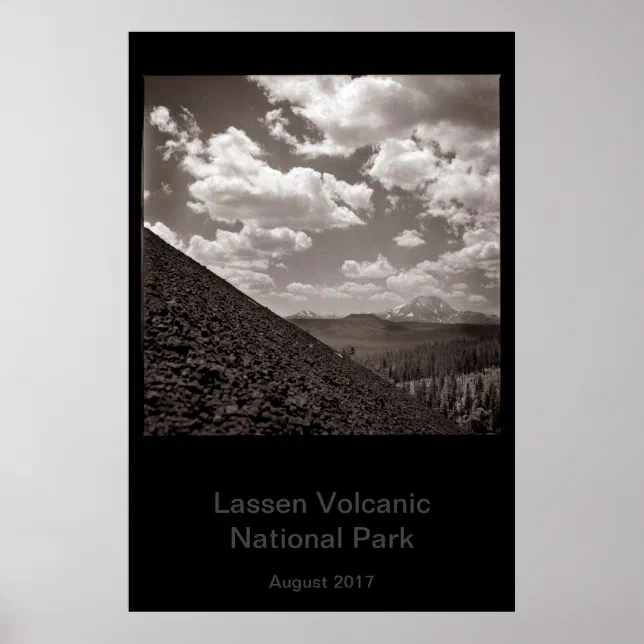 Lassen Volcanic National Park, Cinder Cone Poster | Zazzle