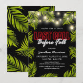 Last Call Before Fall Invitation | Zazzle