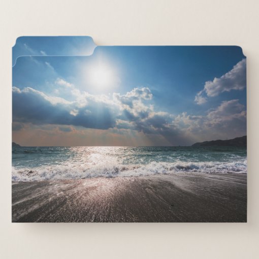 Last Day at the Beach File Folder | Zazzle