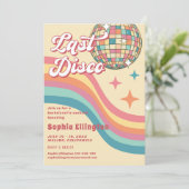 Last Disco 70's Retro Bachelorette Weekend Invitation | Zazzle