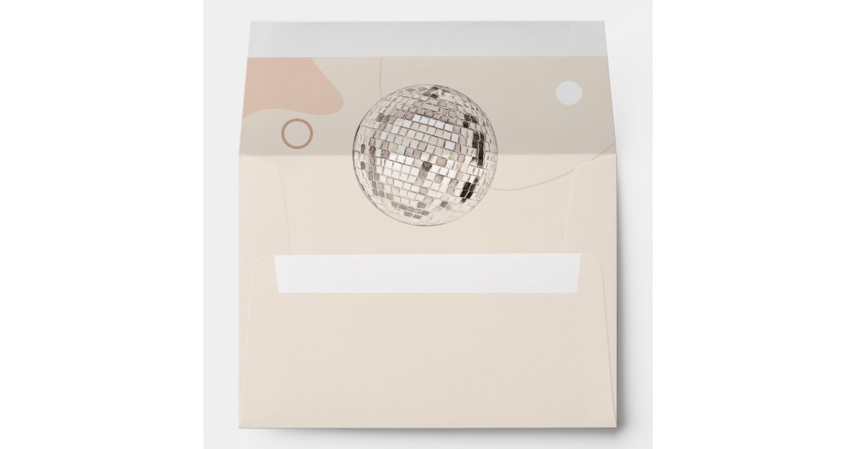 Last Disco Retro Bachelorette Party Envelope | Zazzle