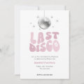 Last Disco, retro disco bachelorette party Invitation | Zazzle