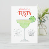 Last Fiesta Margarita Bachelorette Weekend Party Invitation | Zazzle