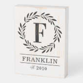 Last name letter sign-personalized last name sign | Zazzle