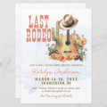 Last Rodeo Cowgirl Bachelorette Weekend Invitation | Zazzle