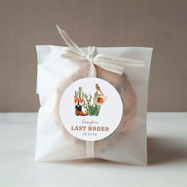 Last Rodeo Custom Sticker | Zazzle