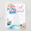Last Splash Flamingo Bachelorette Weekend Invitation | Zazzle